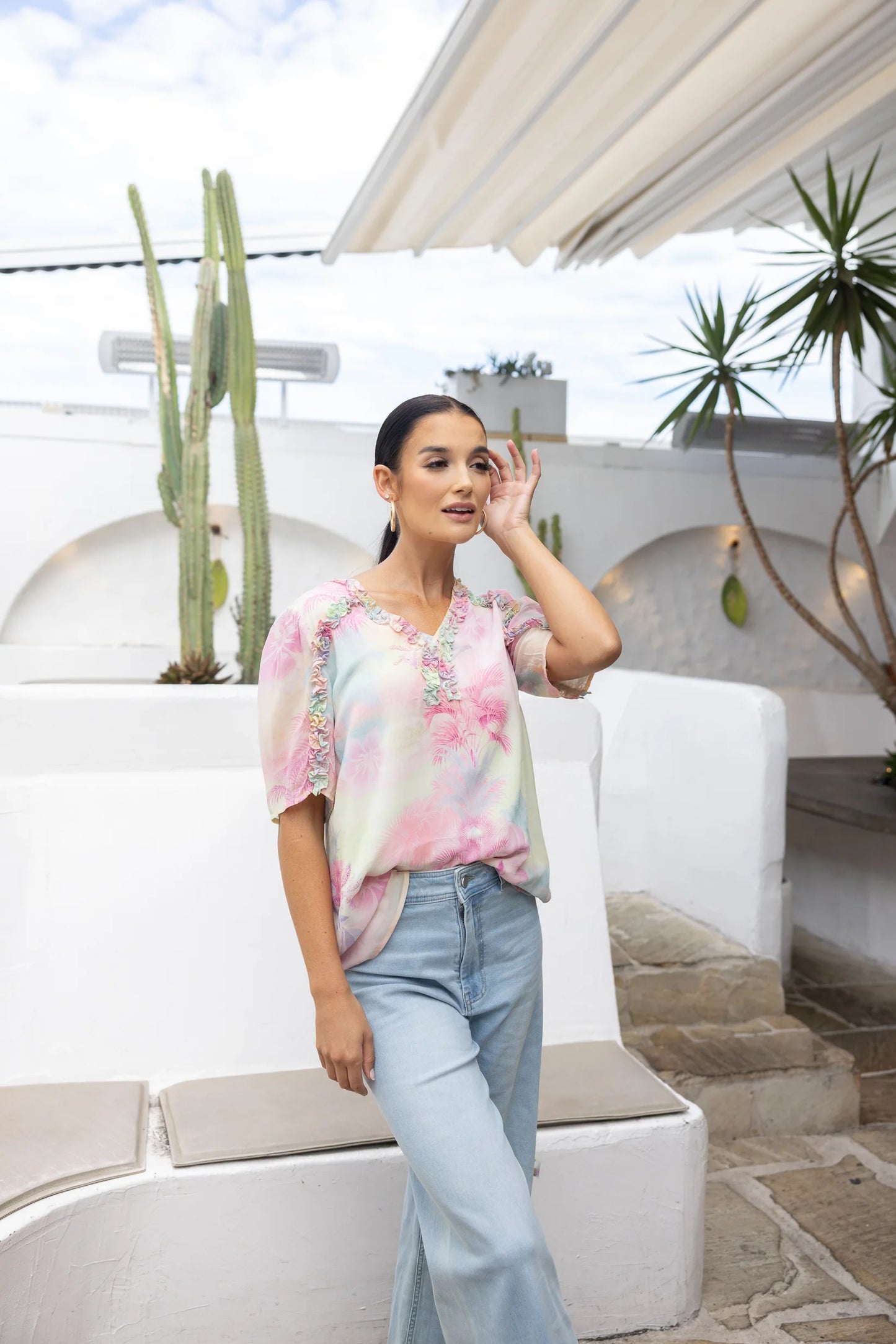 Sunset Ruffle Top | Sunset – Shop 12 Bendigo